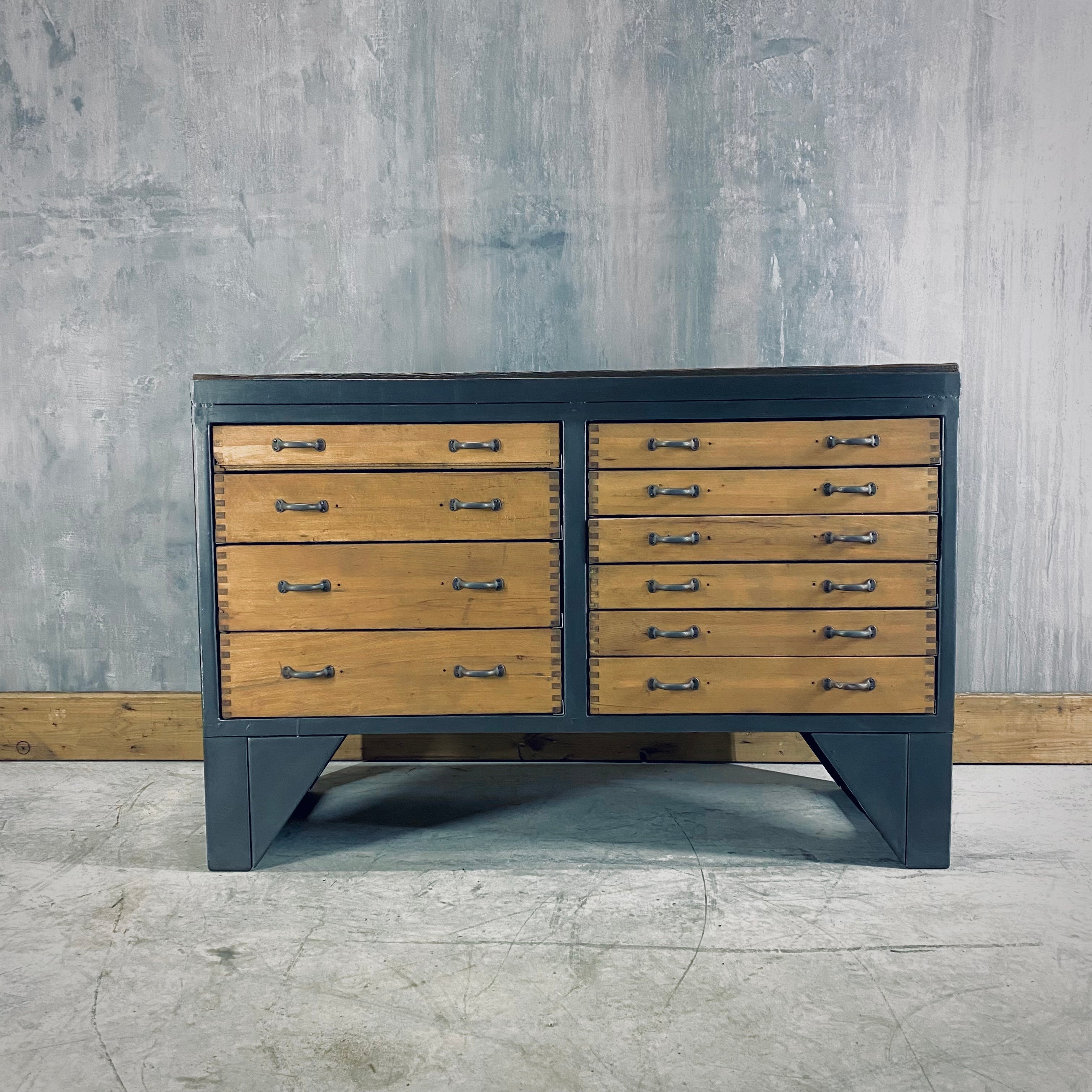 Military workshop cabinet DDR /Germany – Letek & Co Industrial Antiques ...